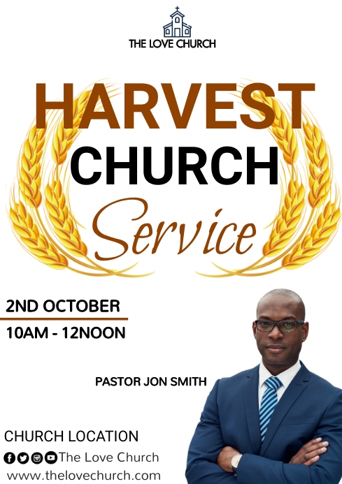 Sunday service Template | PosterMyWall