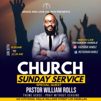 Church Prayer Service Invitation Flyer Template | PosterMyWall
