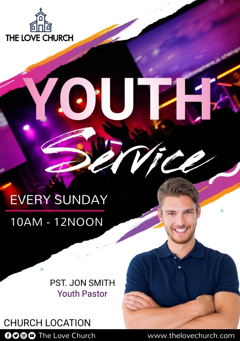 Sunday service Template | PosterMyWall