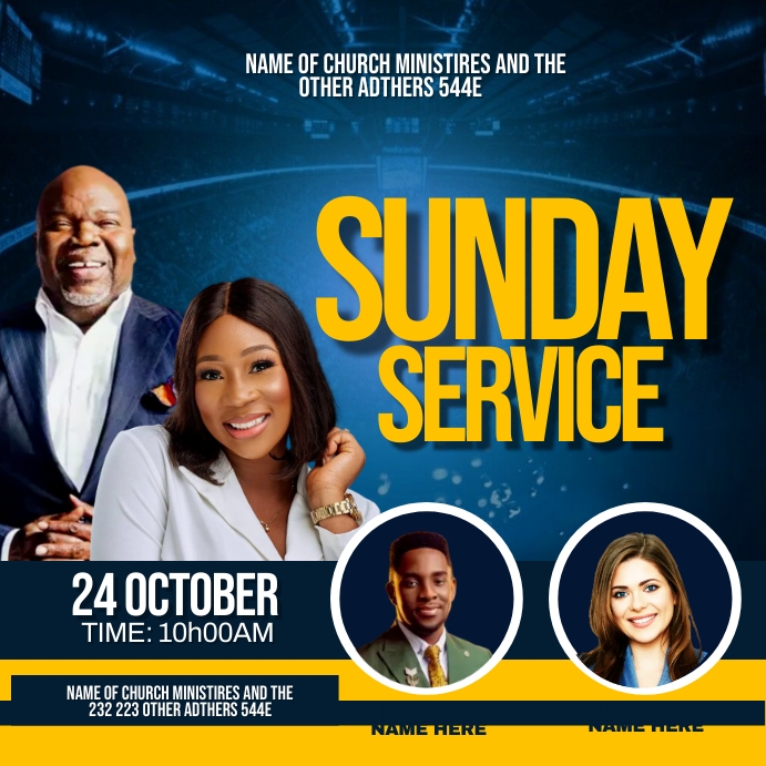 sunday service Template | PosterMyWall