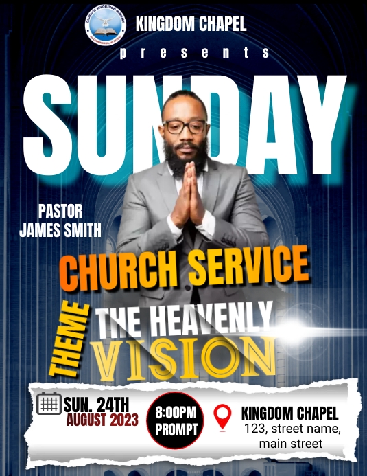 Copy of SUNDAY SERVICE | PosterMyWall