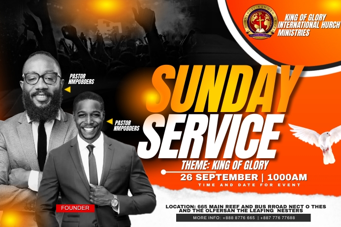 sunday service Template | PosterMyWall