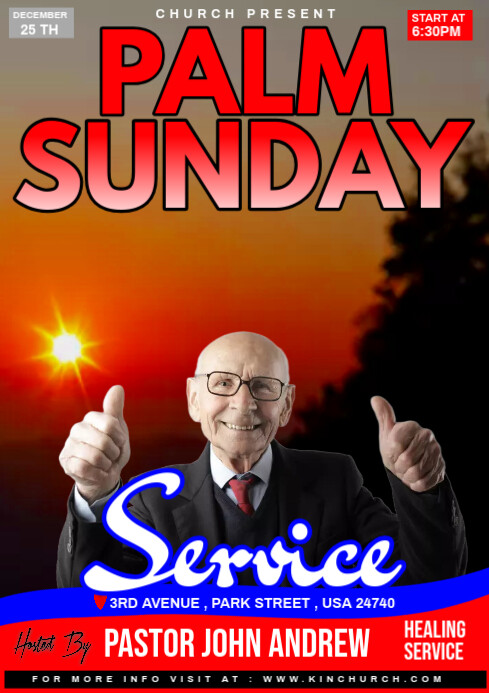 sunday service Template | PosterMyWall
