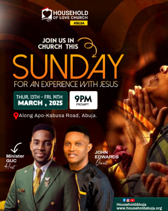 sunday service Template | PosterMyWall