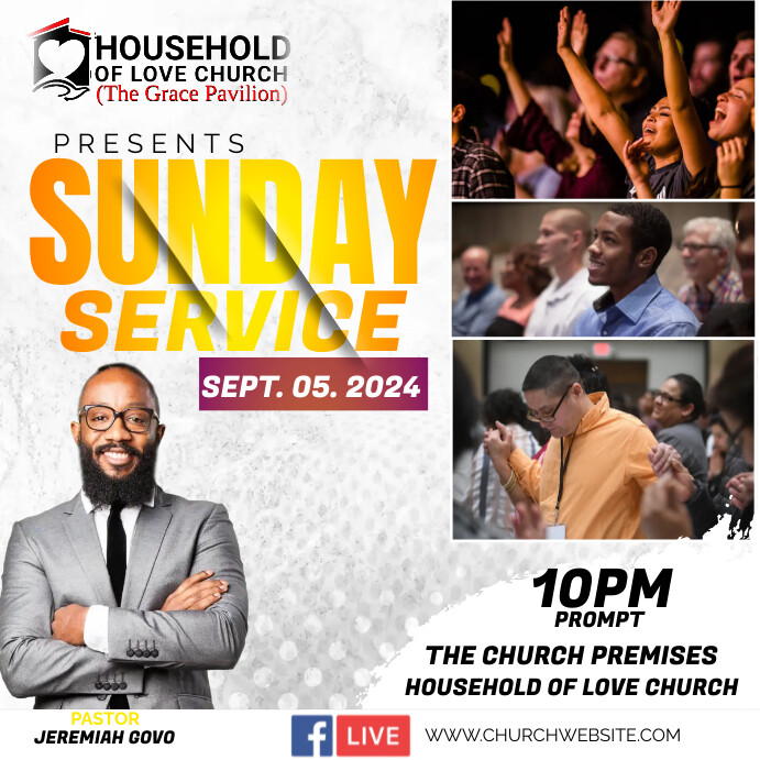 Copy of SUNDAY SERVICE | PosterMyWall