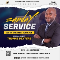 sunday service Template | PosterMyWall