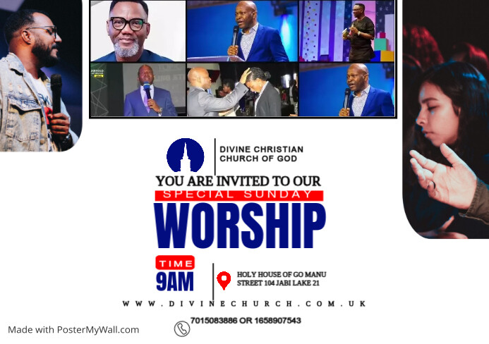 sunday service Template | PosterMyWall