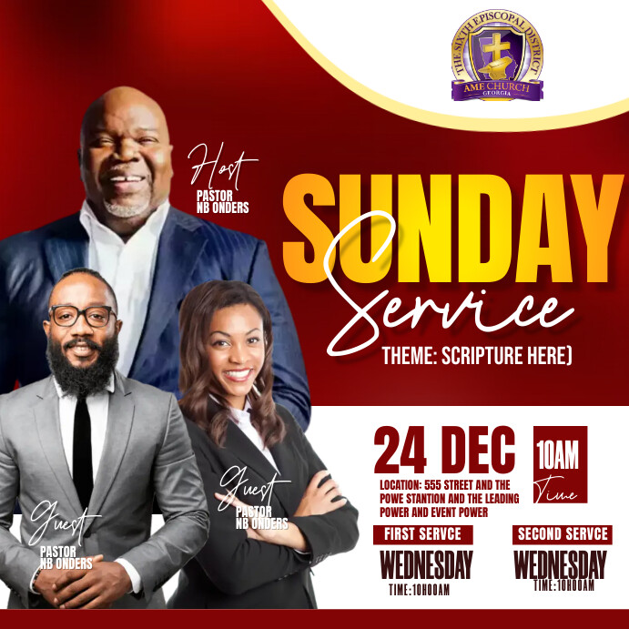 sunday service Template | PosterMyWall