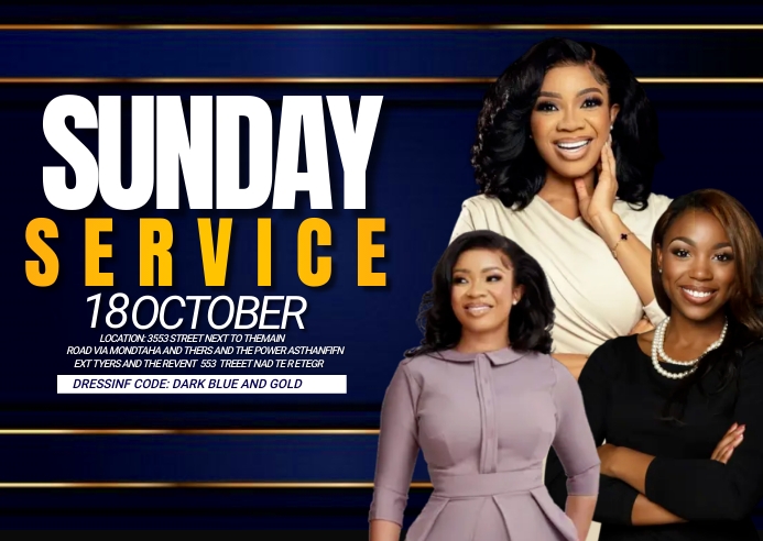 sunday service Template | PosterMyWall