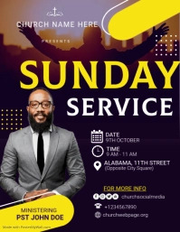 Sunday Service Template | PosterMyWall