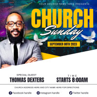 sunday service Template | PosterMyWall
