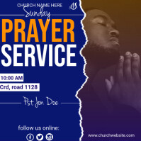 PRAYER SERVICE Template | PosterMyWall
