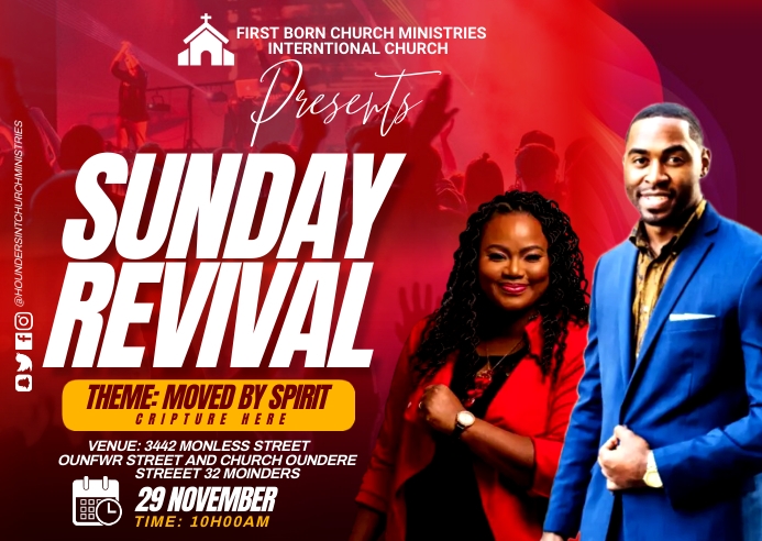 Sunday service Template | PosterMyWall