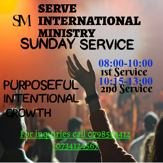 Sunday service Template | PosterMyWall