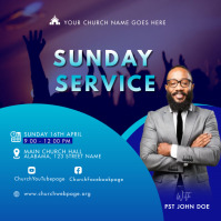 Sunday service Template | PosterMyWall