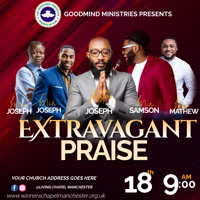 SUNDAY SERVICE Template | PosterMyWall