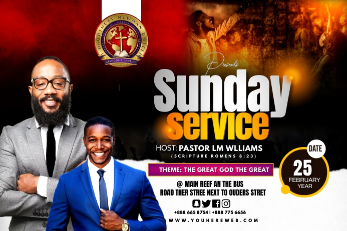 Sunday service Template | PosterMyWall