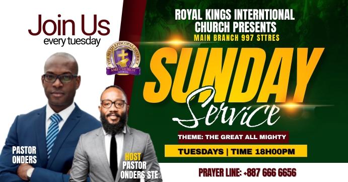 sunday service Template | PosterMyWall