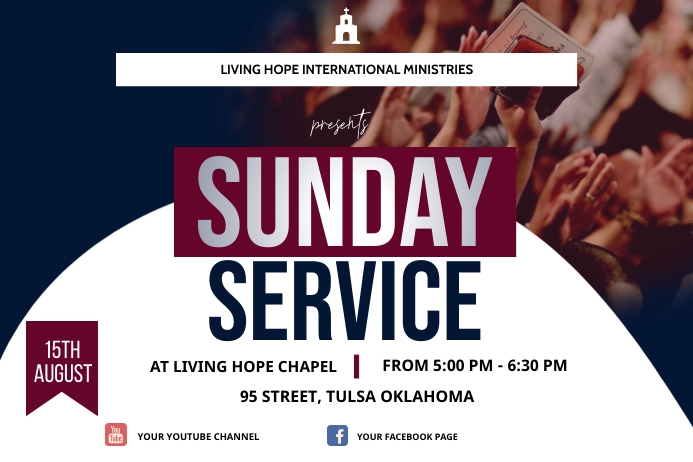 sunday service Template | PosterMyWall
