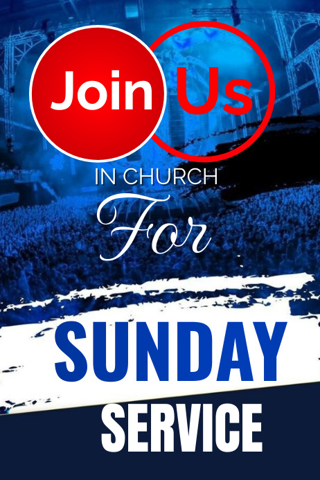 Copy of SUNDAY SERVICE | PosterMyWall