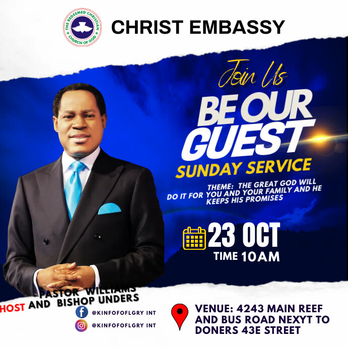 sunday service Template | PosterMyWall