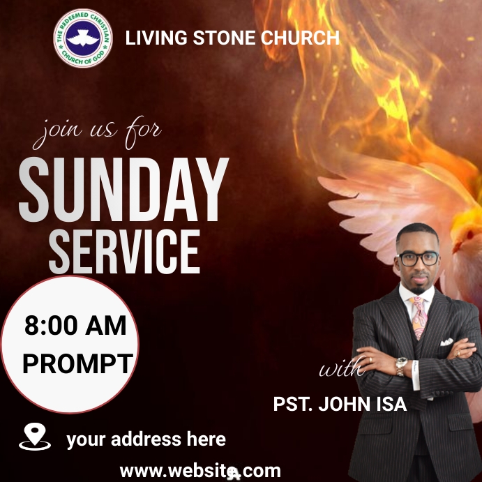Sunday service Template | PosterMyWall