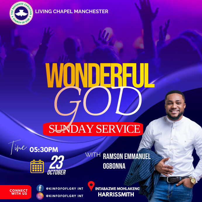 Plantilla de SUNDAY SERVICE | PosterMyWall