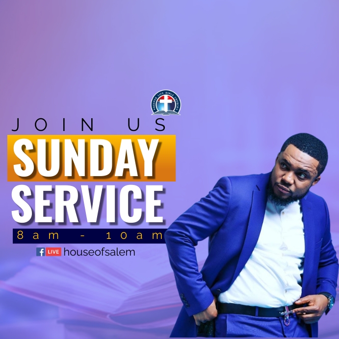 SUNDAY SERVICE FLYER (10) Template | PosterMyWall