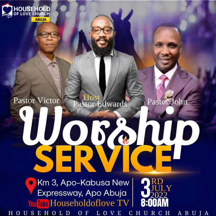 SUNDAY SERVICE FLYER DESIGN TEMPLATE (5) | PosterMyWall