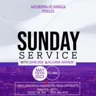 Sunday Service Template | PosterMyWall