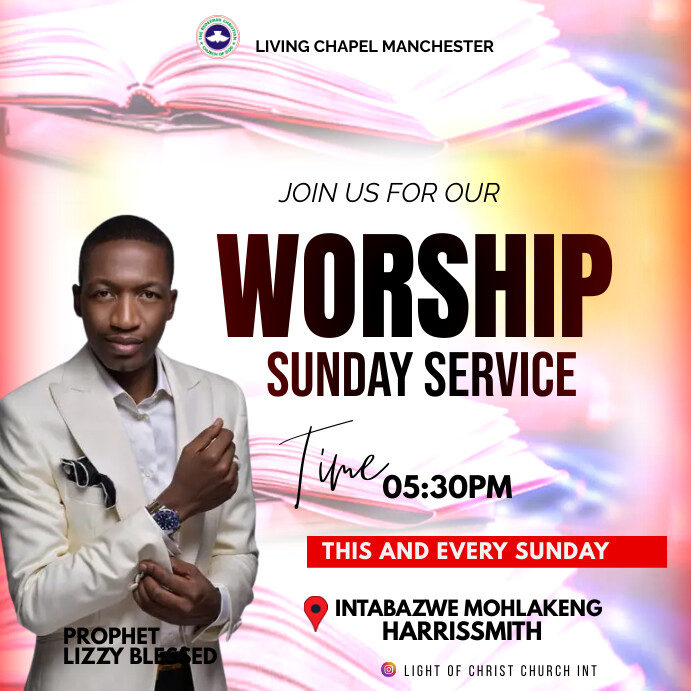 SUNDAY SERVICE FLYER Template | PosterMyWall