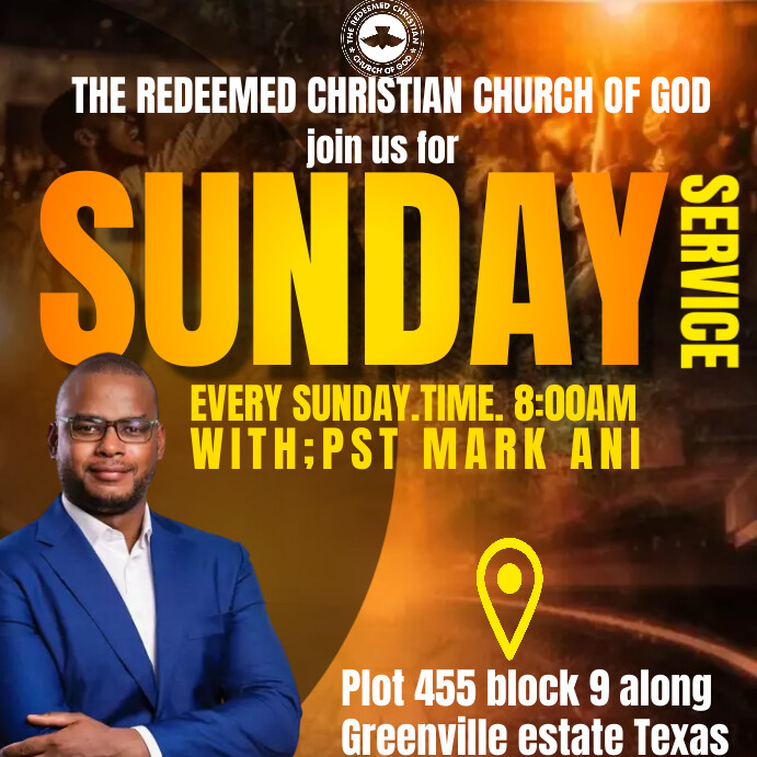 Sunday service flyer Template | PosterMyWall