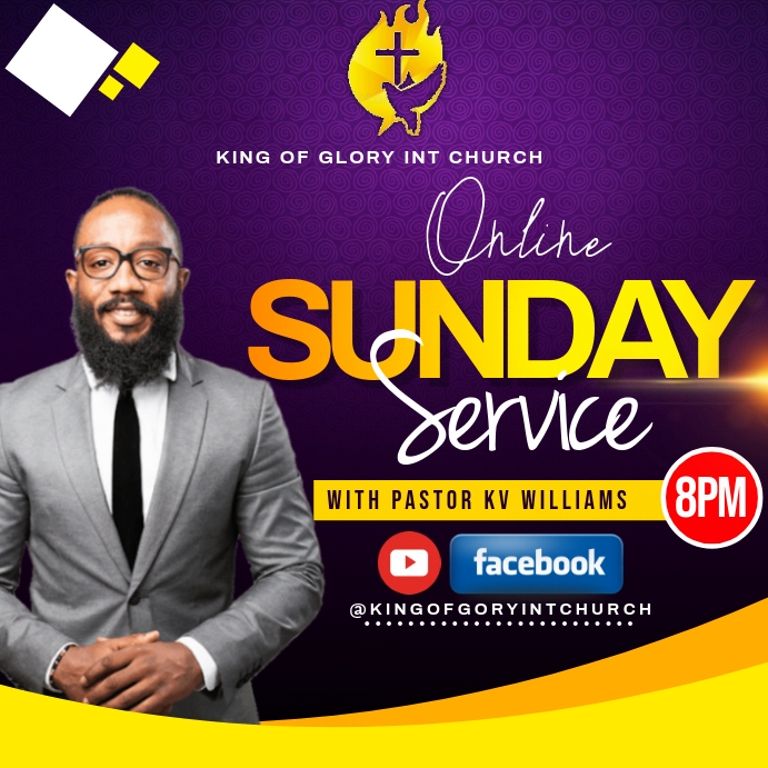SUNDAY SERVICE FLYER Template | PosterMyWall