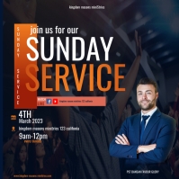 sunday service Template | PosterMyWall