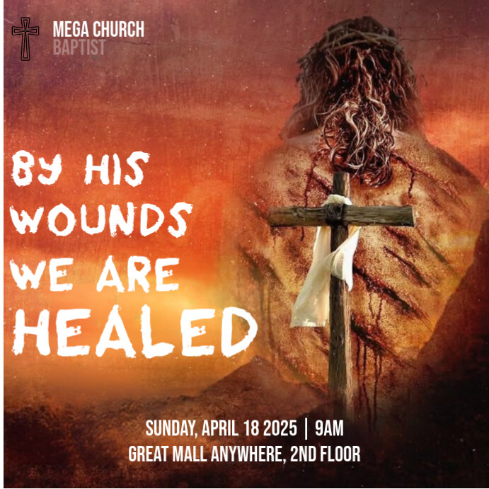 Sunday Service Good Friday Passover Poster Instagram Story Instagram ...