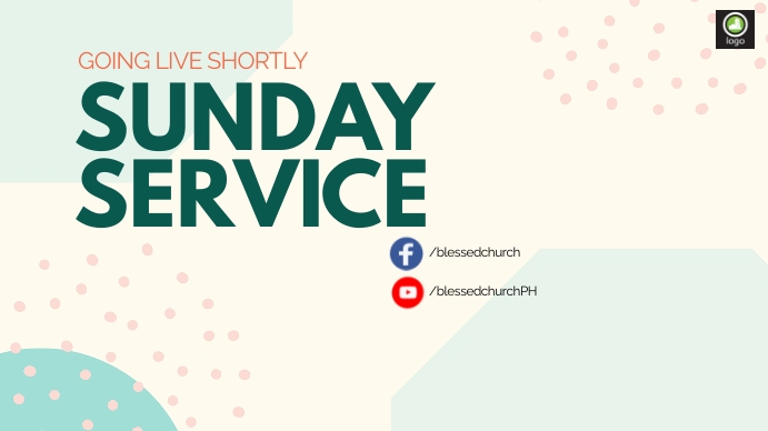 Sunday Service LIVE Template | PosterMyWall