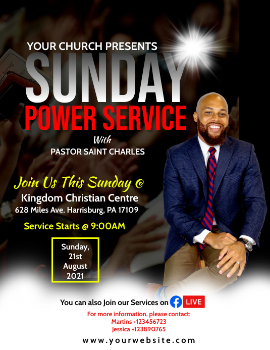 Sunday Service Park And Praise Flyer Template | PosterMyWall
