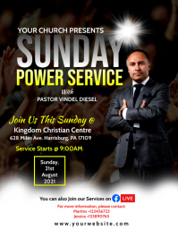 Sunday Service Park And Praise Flyer Template | PosterMyWall