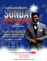 Sunday Service Park And Praise Flyer Template | PosterMyWall
