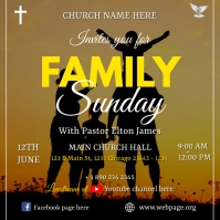 Family Sunday poster Template | PosterMyWall