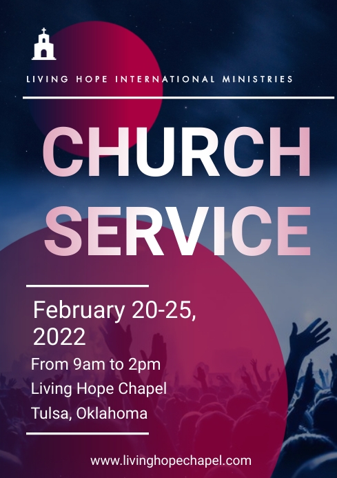 Sunday Service Poster Template | PosterMyWall