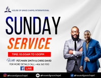 Sunday Service Ad Template | PosterMyWall