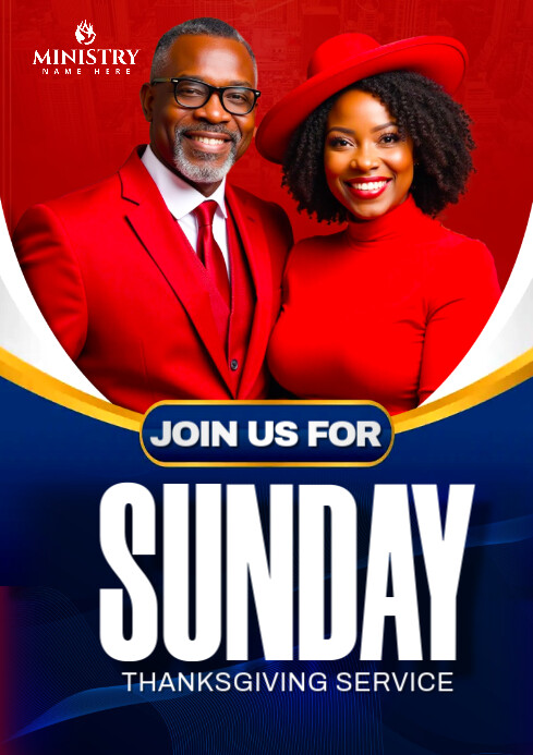 Sunday Service Poster Template | PosterMyWall