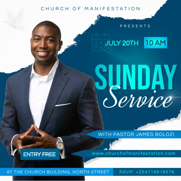 Copy of Sunday Service poster/flyer | PosterMyWall