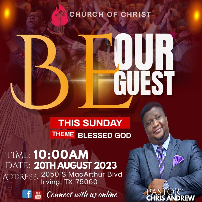 Copy of SUNDAY SERVICE TEMPLATE | PosterMyWall