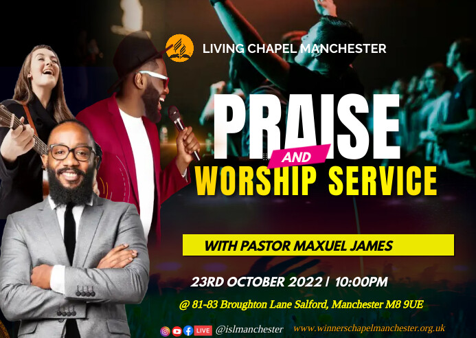 Sunday service template | PosterMyWall