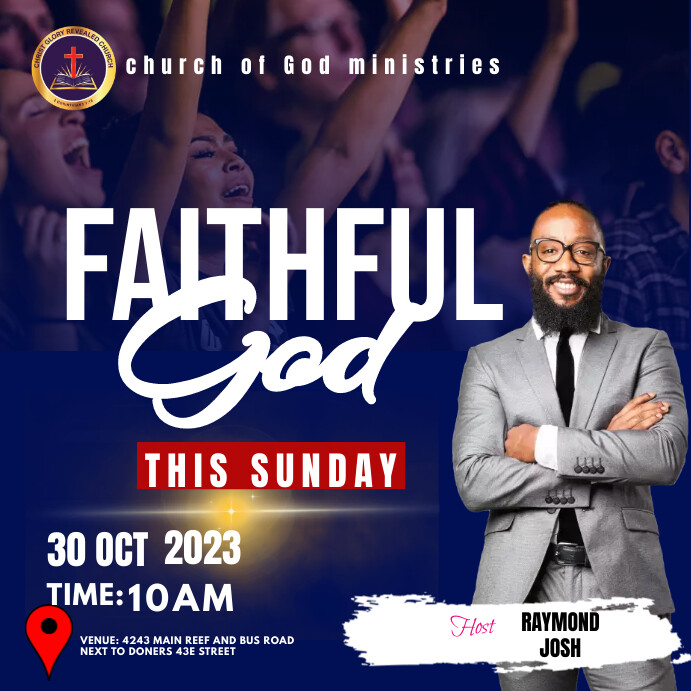 Sunday service template | PosterMyWall