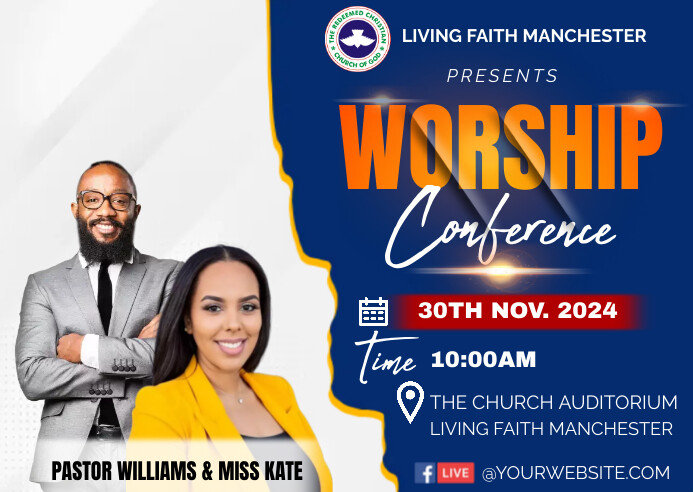 Plantilla de Sunday service template | PosterMyWall