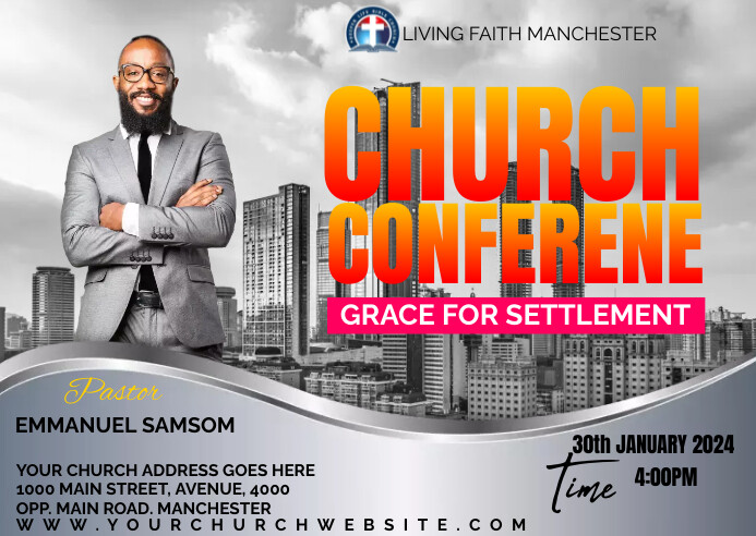 Sunday service template | PosterMyWall