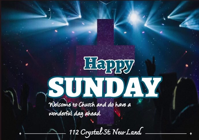 Sunday service video Template | PosterMyWall